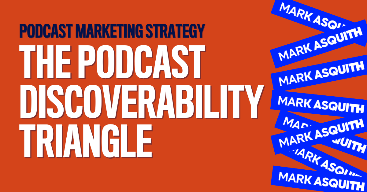 Podcast Marketing Strategy: The Podcast Discoverability Triangle - Mark ...